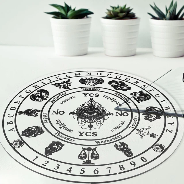 ACRYLIC DIVINATION PLATE Acrylic Divination Desk Board Divination ...