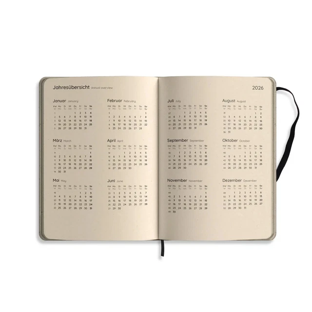 MATABOOKS | MATABOOKS - A5 Kalender Samaya 2026 Farbe: Sunset (DE/EN ...