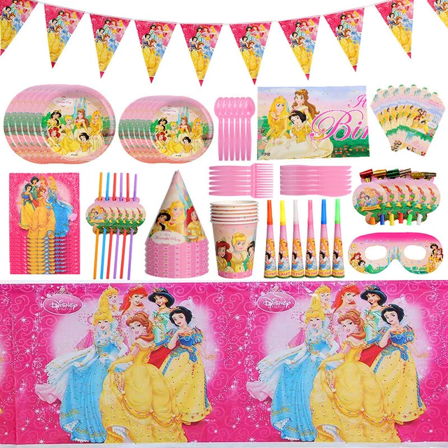 DISNEY PRINCESS PARTY Supplies Balloons Kids Birthday Decoration ...