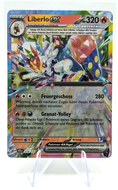 LIBERLO EX 028/142 (Deutsch) | Pokemon Karte Stellarkrone | NM EUR 3,90 - PicClick DE