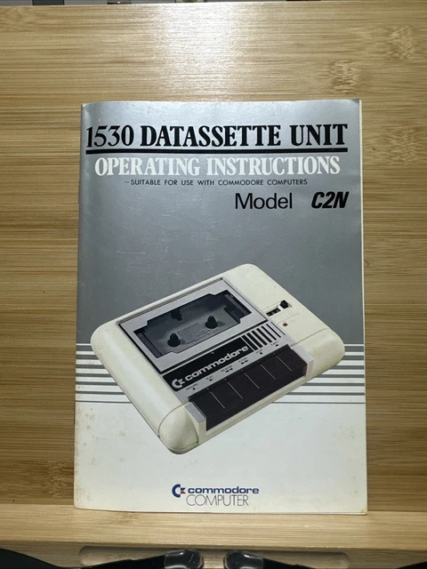 COMMODORE 64 DATASSETTE Unit C2N Operating Instructions Model C2N C64 $20.69 - PicClick CA