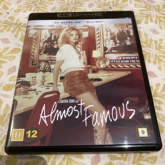 ALMOST FAMOUS 4K Ultra HD + Blu-ray (Danish Import) English Language £ ...