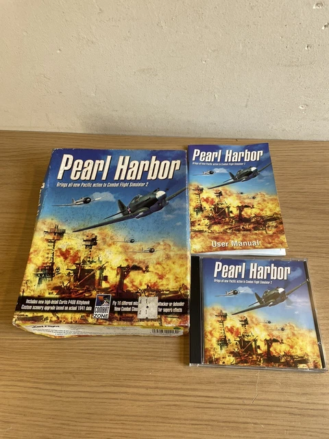 PEARL HARBOR MICROSOFT Combat Flight Simulator 2 pz disco scatola ...