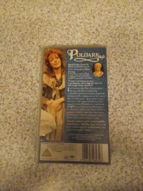 POLDARK PART ONE 1 - PAL VHS Video Tape BBC 1975/1993 ROBIN ELLIS JILL ...