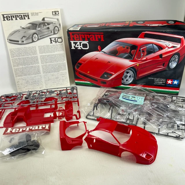 TAMIYA FERRARI F40 1/24 Scale Model Kit – Complete & Unassembled £69.95 ...