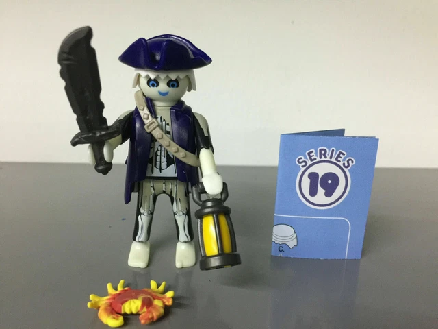 PLAYMOBIL SERIE 19 Sobre Sorpresa Azul Pirata Zombie Fantasma New EUR 2 ...