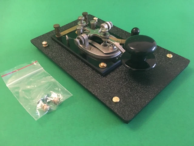 IDAHO NAVY MORSE Code Knob MushroomEcono wSkirt1.5” 3Scrs 8/32No Key ...