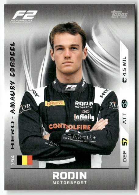 TOPPS F1 TURBO Attax 2025 Fórmula 1 No. 194 Amaury Cordeel Héroe EUR 1,00 - PicClick ES