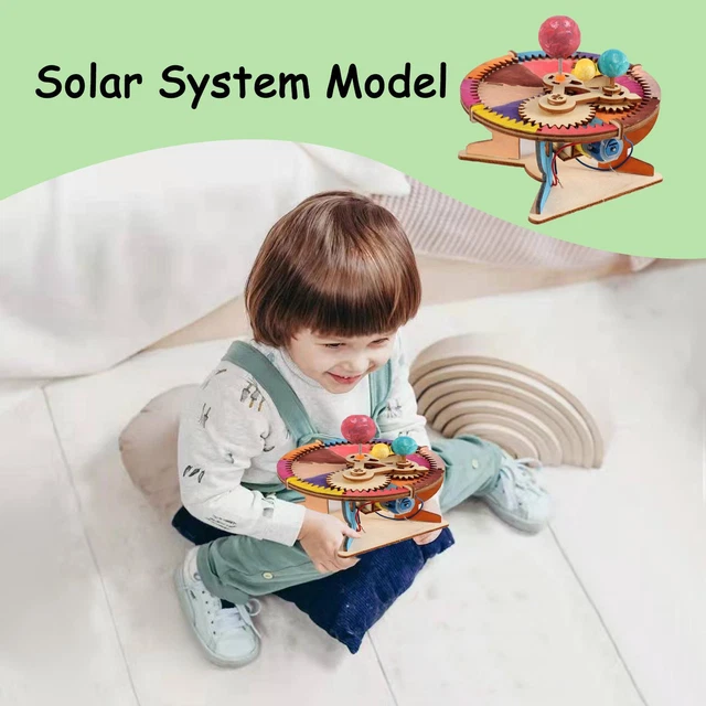 SOLAR SYSTEM MODEL Sun Earth Moon Experiment Kit Educational Toy ...