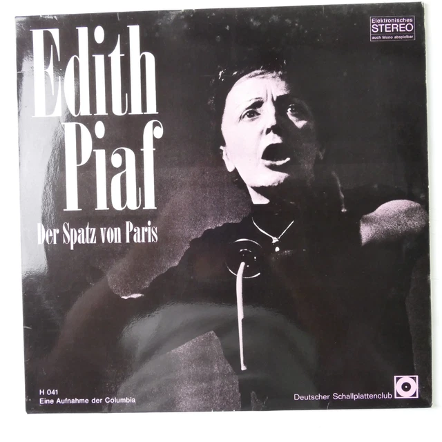 EDITH PIAF DER Spatz von Paris Deutscher Schallplattenclub 1965 LP-6362 ...