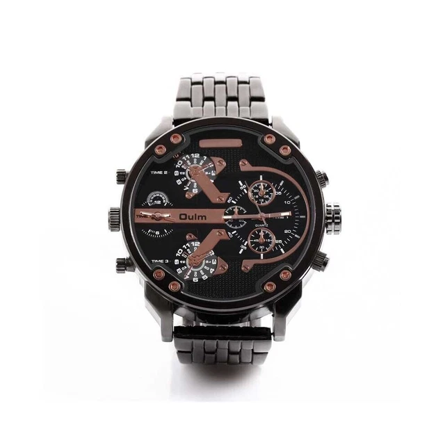 OULM OROLOGIO DA polso maschile con quadrante grande da 5,5 cm in ...