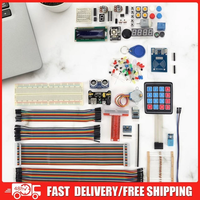 FOR RASPBERRY PI B + 3-gen B-type RFID Starter Kit Python DC Motor LEDs ...