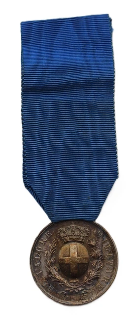 MEDAGLIA VALORE MILITARE argento la spezia maggiore meleta gallio ...