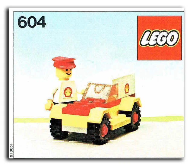 LEGO ANLEITUNG / Bauanleitung / Instructions - 604 Shell Service Car ...