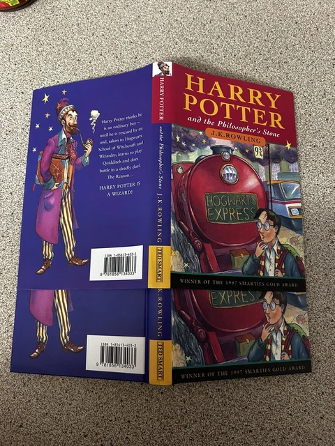 HARRY POTTER AND The Philosophers Stone HB Dark Haired Wiz Dust Jkt ...