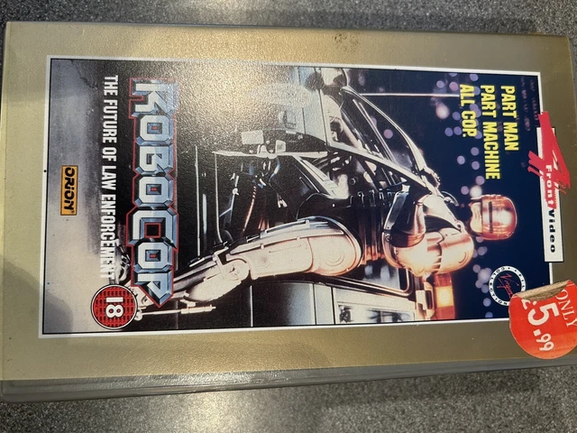 ROBOCOP (1988) VIRGIN/ORION BIG BOX Ex-Rental PAL VHS Video Cassette ...