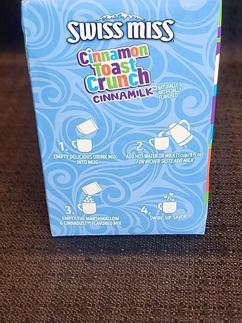 SWISS MISS CINNAMON TOAST CRUNCH Cinnamilk Flavored Hot Drink Mix Exp ...