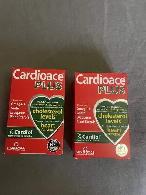 VITABIOTICS CARDIOACE PLUS Tablets To Combat High Cholesterol And Heart ...