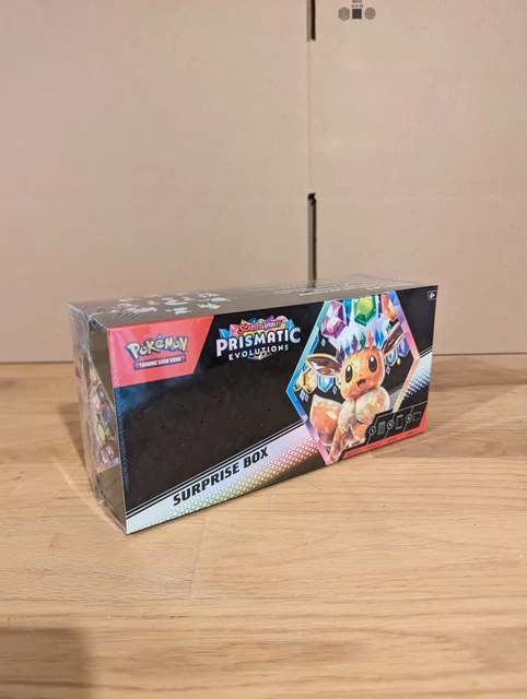 POKÉMON TCG: SCARLET & Violet-Prismatic Evolutions Surprise Box - New ...