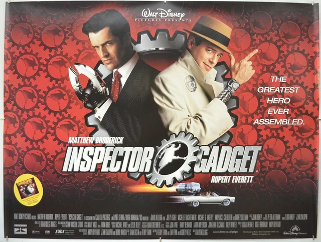 INSPECTOR GADGET (1999) Original Cinema Quad Movie Poster - Matthew ...