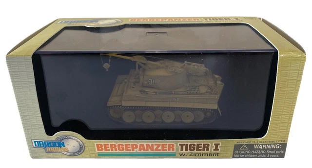 DRAGON ARMOR 1:72 Bergepanzer Tiger 1 Tank W/ZIMMERIT 60039 ITALY 1944 ...