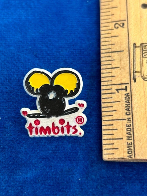 TIM HORTONS TIMBITS Mascot Fast Food Restaurant Donuts rare plastic ...