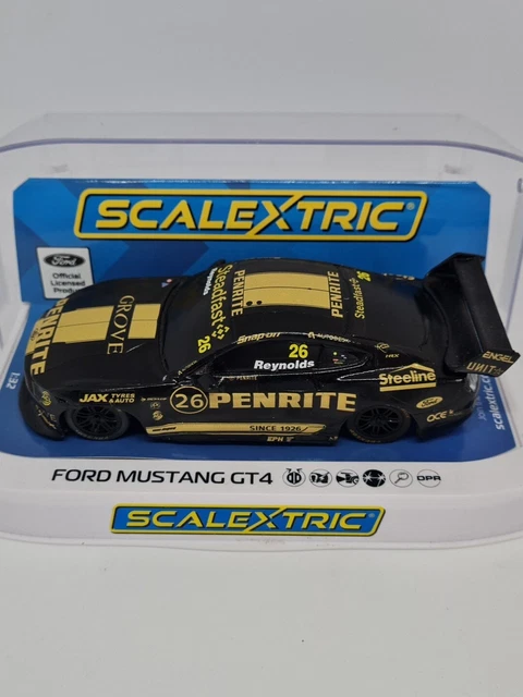 SCALEXTRIC V8 SUPERCAR Ford Mustang David Reynolds Penrite Retro Custom ...