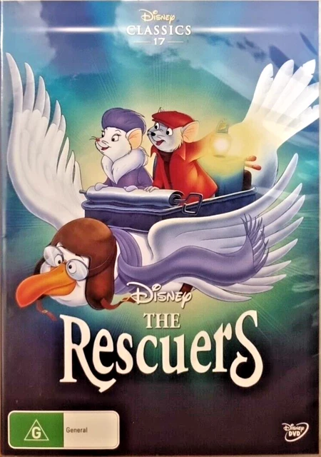 THE RESCUERS (DVD, 1977) Disney Classics #17, Region 4 PAL - Like New ...