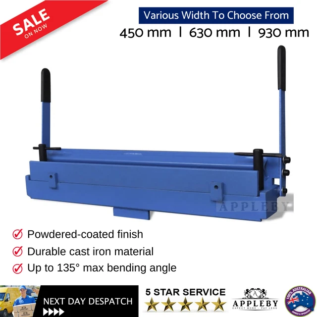 MANUAL SHEET METAL Bender Bending Machine Pan Folder Home Garage ...