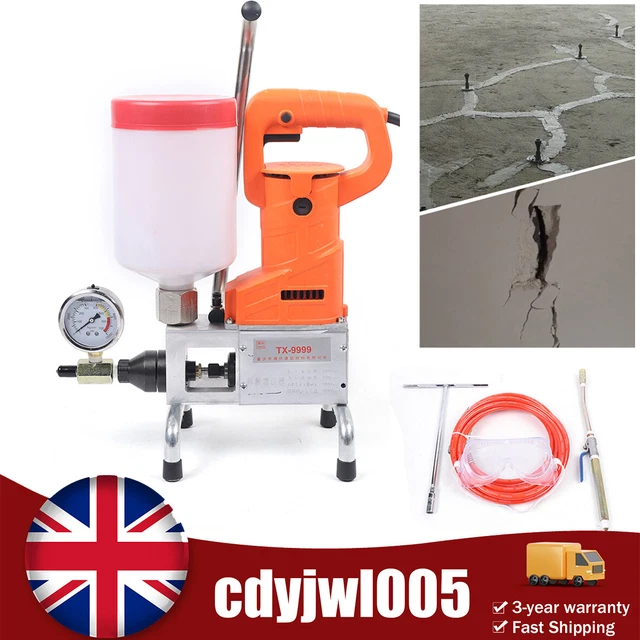 ELECTRIC HIGH-PRESSURE EPOXY Injection Machine Grout Concrete Injection ...