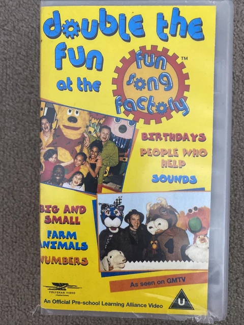 FUN SONG FACTORY double the fun VHS Video £18.99 - PicClick UK