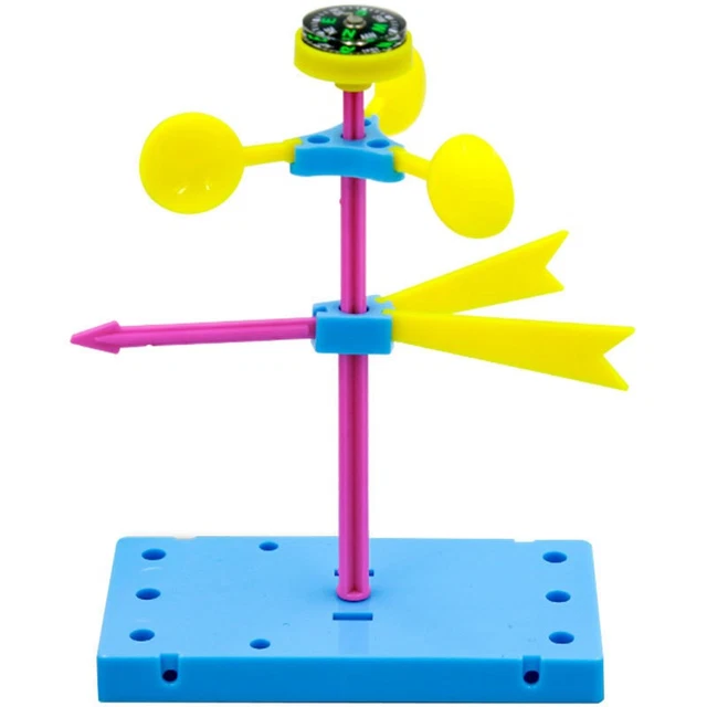 SIMULATED PLASTIC WIND Vane Assembly Model Material Set For Childrens ...