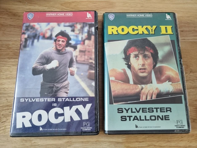 ROCKY 1 AND Rocky 2 VHS 1980s Warner Home Videos - Sylvester Stallone ...