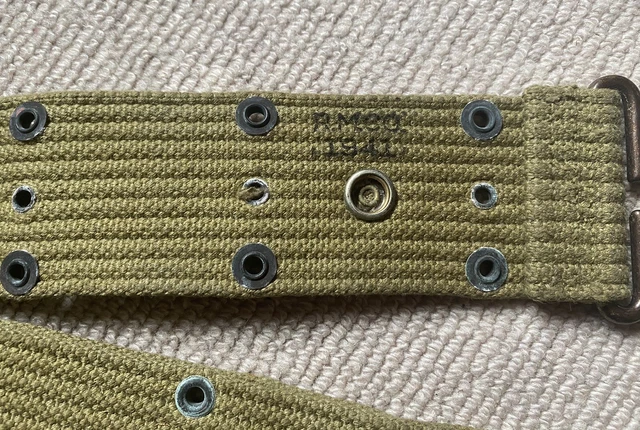 WW2 USMC MARINE US Belt Marked USMC 1941 dated Original Rare £104.69 ...