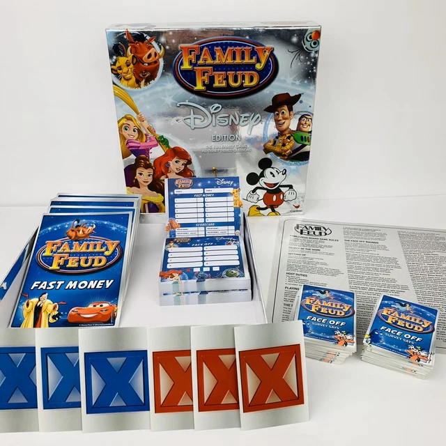 SIGNATURE FAMILY FEUD game Disney Edition All Disney Themed Questions ...