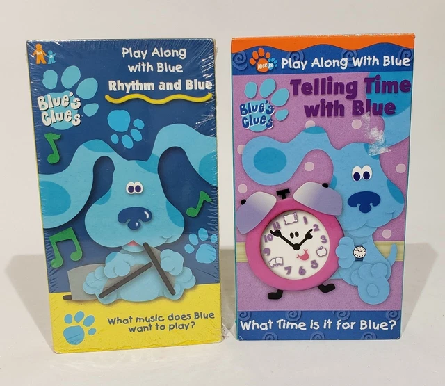 BLUES CLUES - Telling Time With Blue (VHS, 2002) $9.11 - PicClick CA