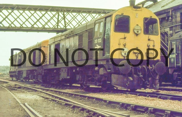 UK DIESEL TRAIN Railway Photograph Of Class 20 20123 Loco. (Rm20-209) £ ...