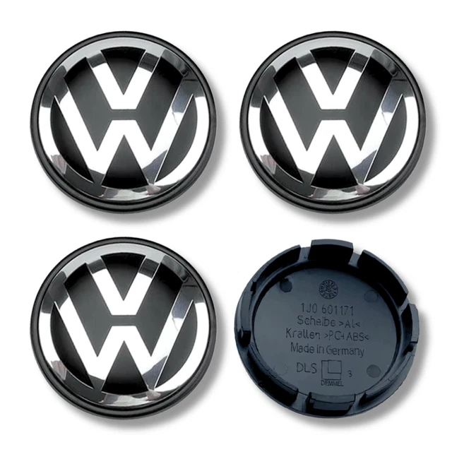 FOR VW ALLOY Wheel Centre Cap Hub x4 56mm Smooth Golf Jetta CC Sharan ...