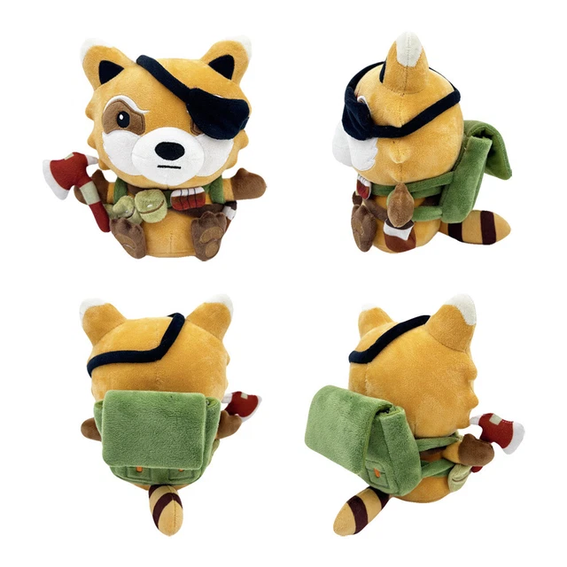 22CM STEADFAST SPIFFO Plush Toy One-Eyed Raccoon Stuffed Animal Doll ...