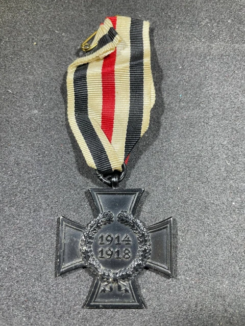 WW1 WWI IMPERIAL German Army Military Hindenburg Cross Medal FOR WIDOWS ...