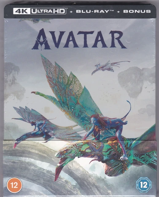 AVATAR (4K UHD + Blu-ray Steelbook, 3 Disc Set New & Sealed) Sci-fi ...