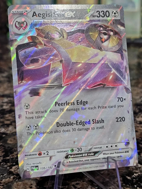 POKÉMON TCG AEGISLASH Ex Paradox Rift 135/182 Holo Double Rare $1.49 ...