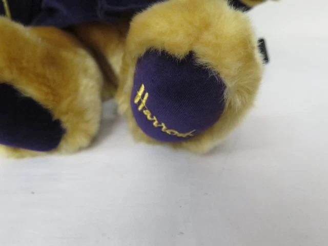 HARRODS 2000 MILLENIUM Teddy Bear with Tag Christmas Collectors £18.00 ...
