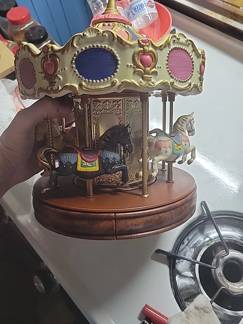 WACO MELODY IN Motion THE CAROUSEL Porcelain Bisque MUSICAL - Needs ...