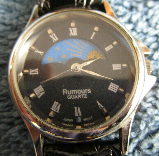 RUMOURS QUARTZ JAPAN Moon Watch 160-69-68 £27.91 - PicClick UK