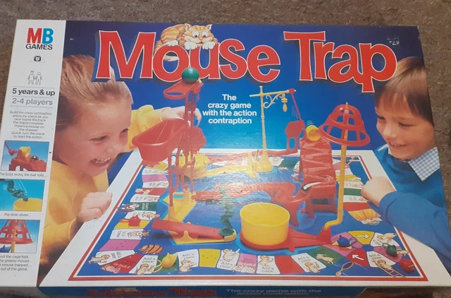 VINTAGE MB GAMES Mouse Trap, Original 1996, Boxed, Complete, Rare ...