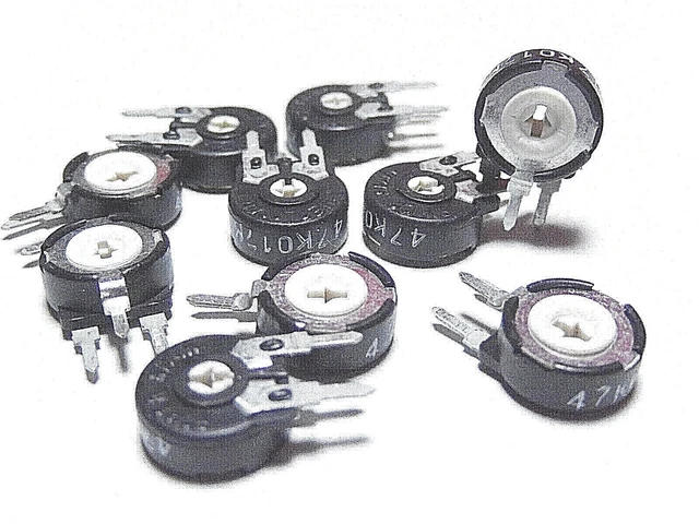 PIHER PT10LH01 POTENTIOMETER 10mm TRIMMER SIDE ADJUST £2.80 - PicClick UK