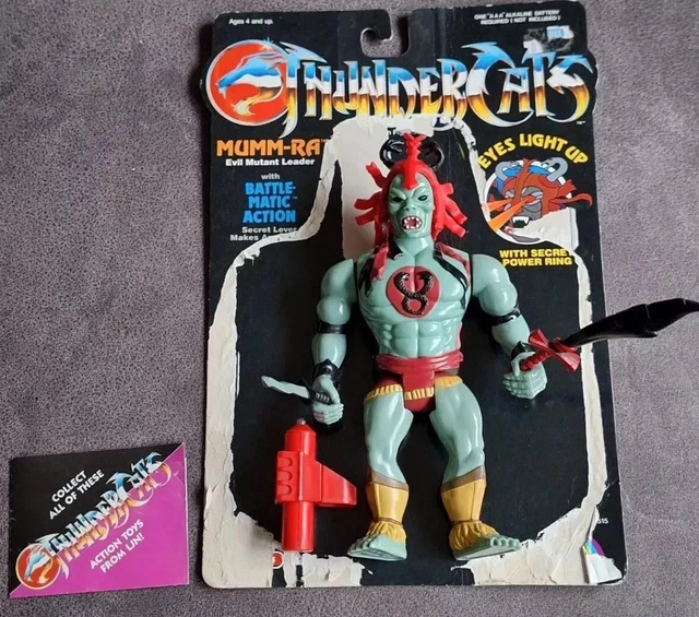 THUNDERCATS VINTAGE MUMM-RA Figure Complete Original Weapons LJN Toys ...