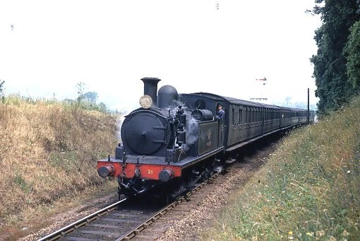 ORIGINAL COLOUR SLIDE of W26 SR IOW O2 class steam loco £5.99 - PicClick UK