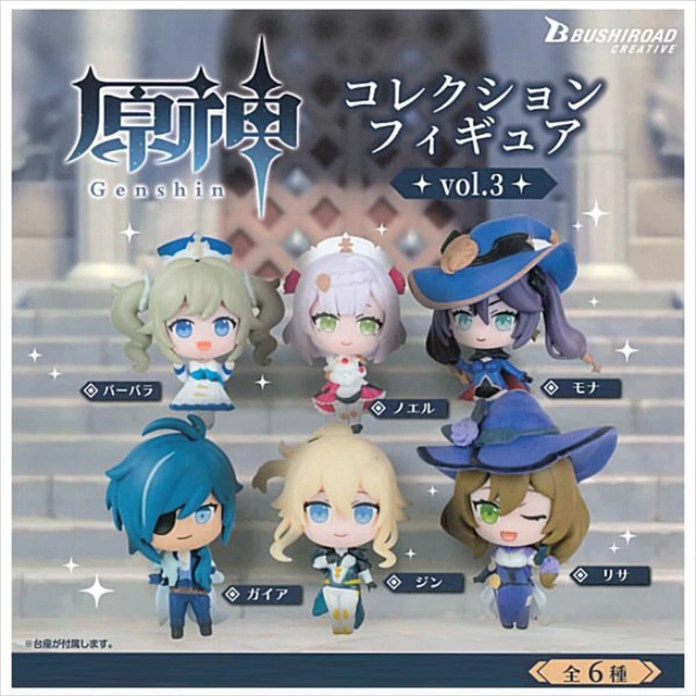 GENSHIN IMPACT CAPSULE Collection Figure vol.3 Full set Bushiroad ...